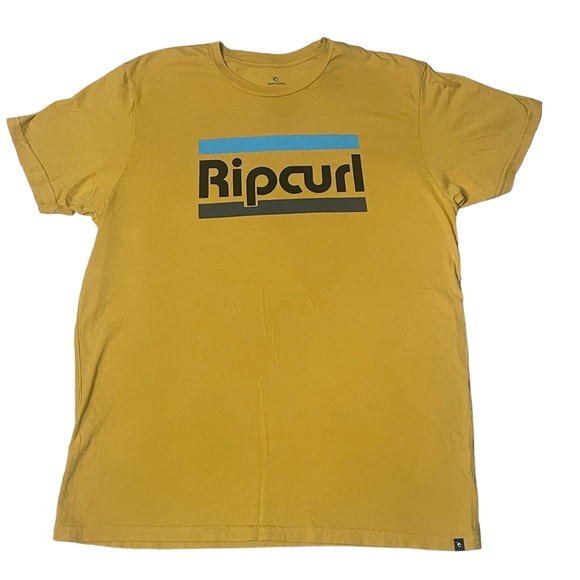 Rip Curl | Shirts | Rip Curl T Shirt Mens Mustard Yellow New | Poshmark